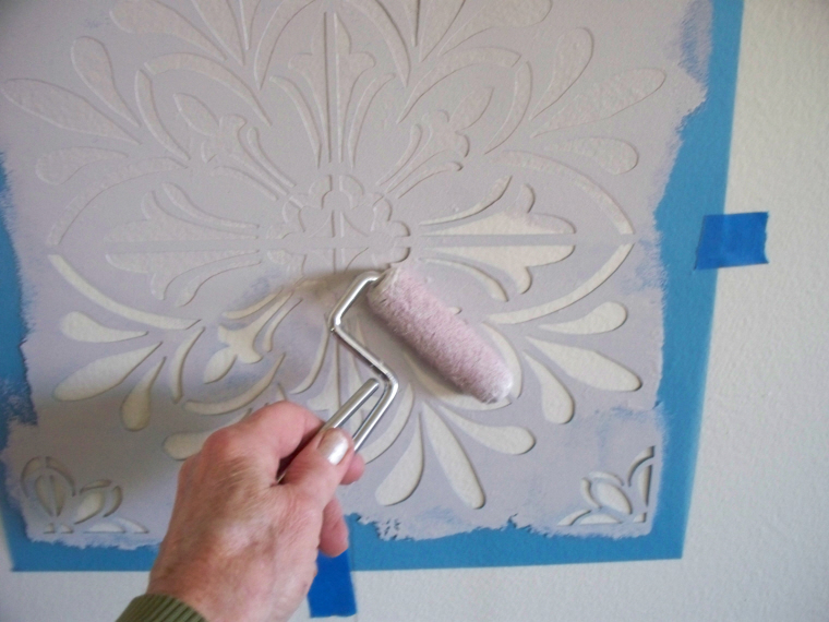 Painting Stencil Large Daisy Walls Stencils Plaster Stencils 
