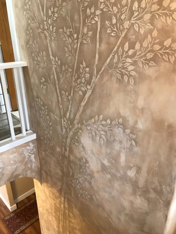Marianne Meyer's Take On Our Plaster Aspen Trees - Walls Stencils ...